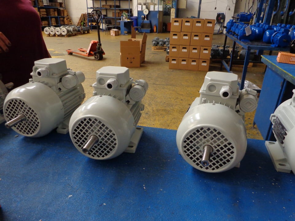 Wechselstrommotor mit 2. Wellenende - MOGTEC Antriebstechnik